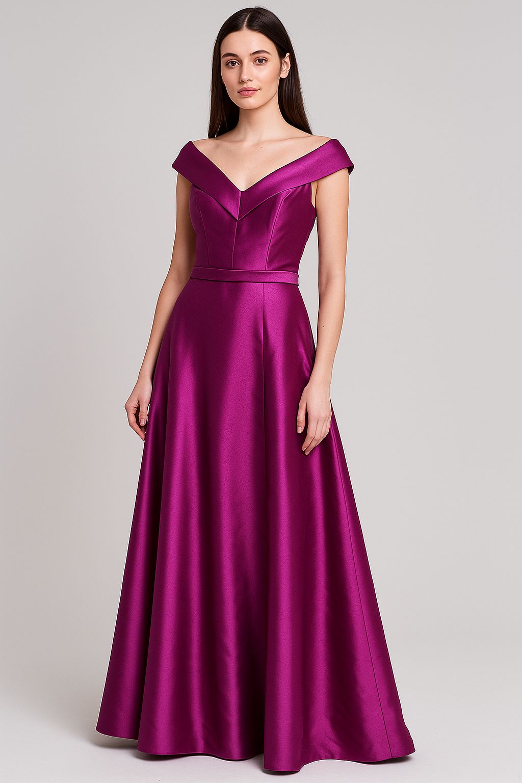 VESTIDO DE FIESTA CONSTANZA TALLA 44 COLOR FUCSIA – distrito novias Chile